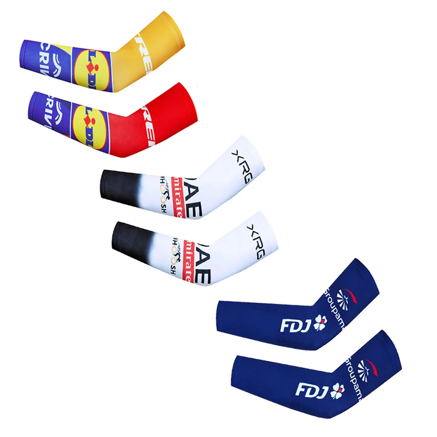 2025 TREKKING Cycling Arm Warmers Men UAE Quick Dry Sunscreem Ciclismo ...