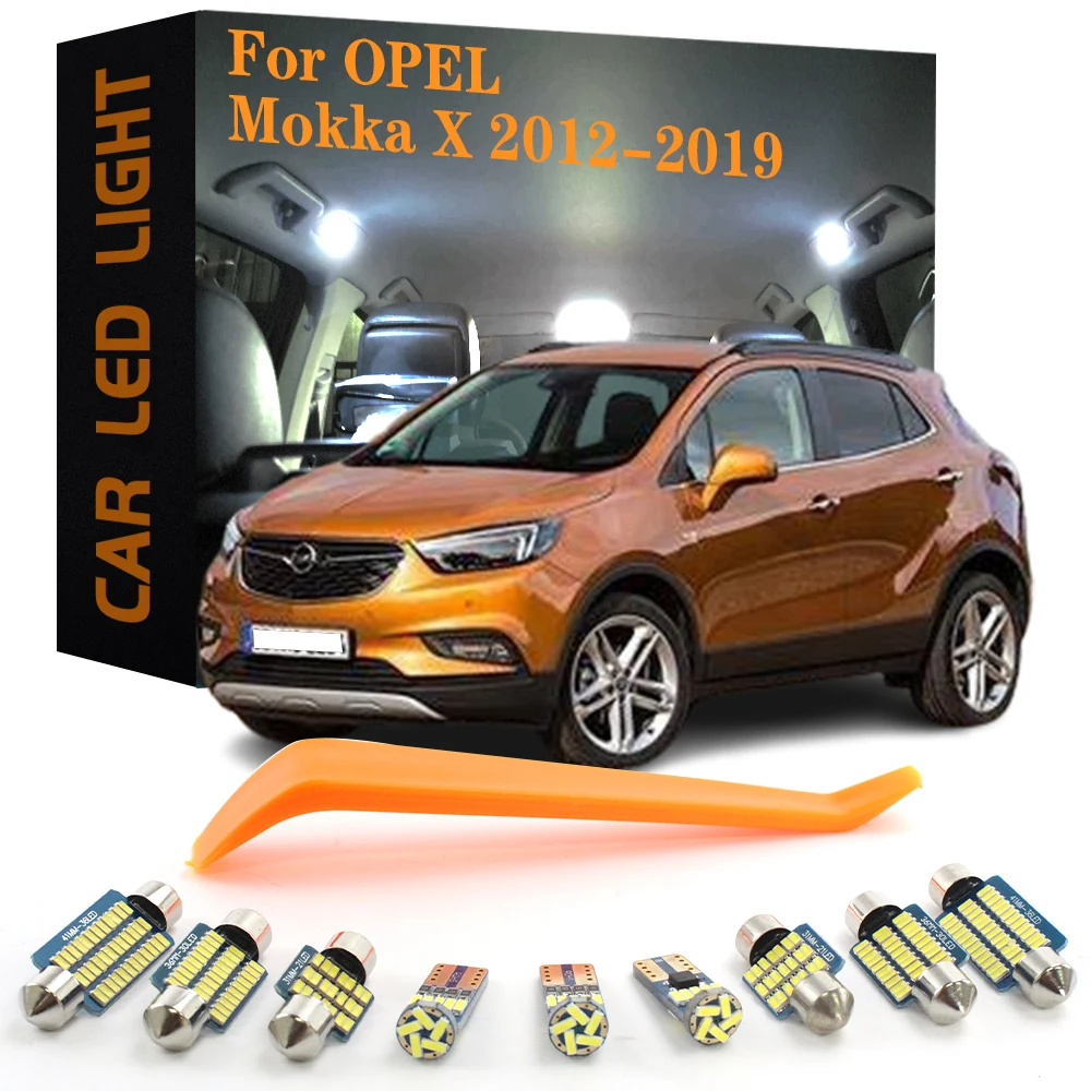 14pcs Canbus Car Accessories LED Interior Lights For Opel Mokka X 2012 ...