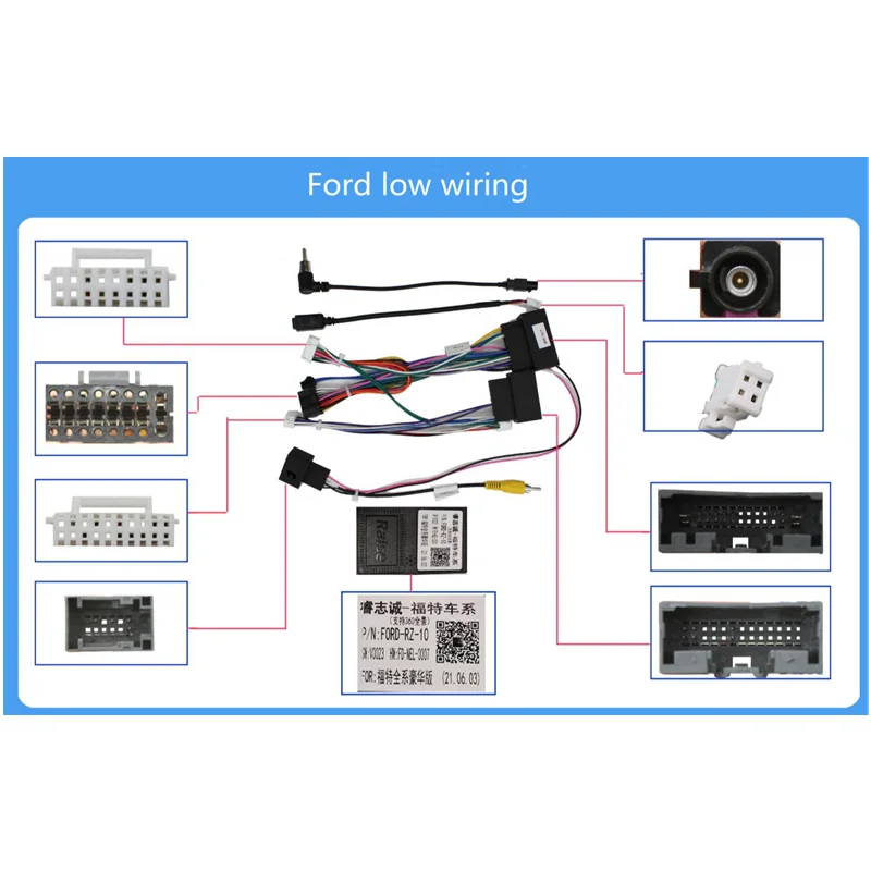 Car-Android-Harness-Adapter-CAN-Bus-Decoder-16Pin-Plug-to-24-Pin-Ford ...
