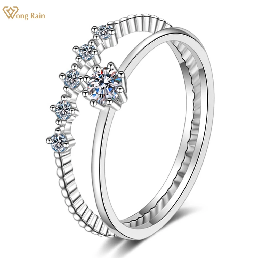 Wong-Rain-925-Sterling-Silver-Real-Moissanite-VVS1-Diamond-Gemstone-GRA ...