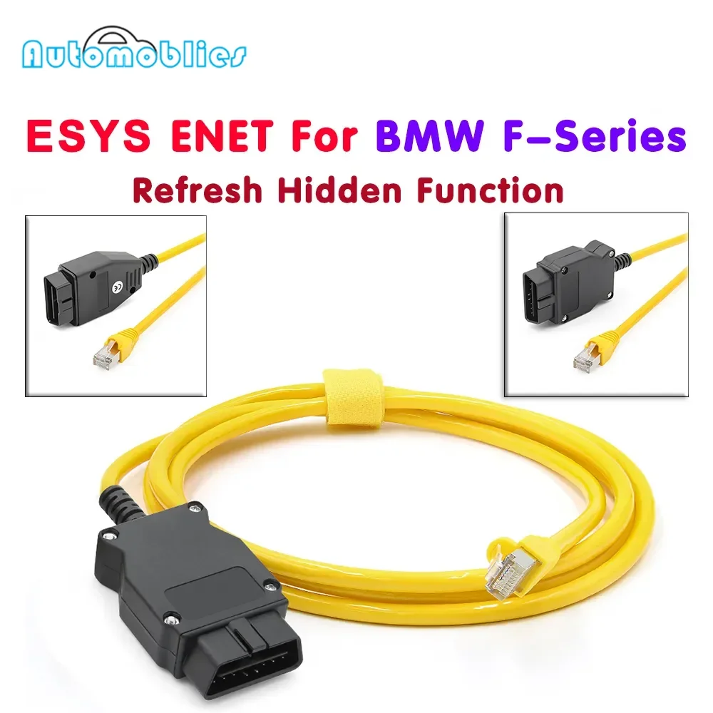 For-BMW-F-series-Refresh-Hidden-Data-Cable-ESYS-ENET-Ethernet-to-OBD ...