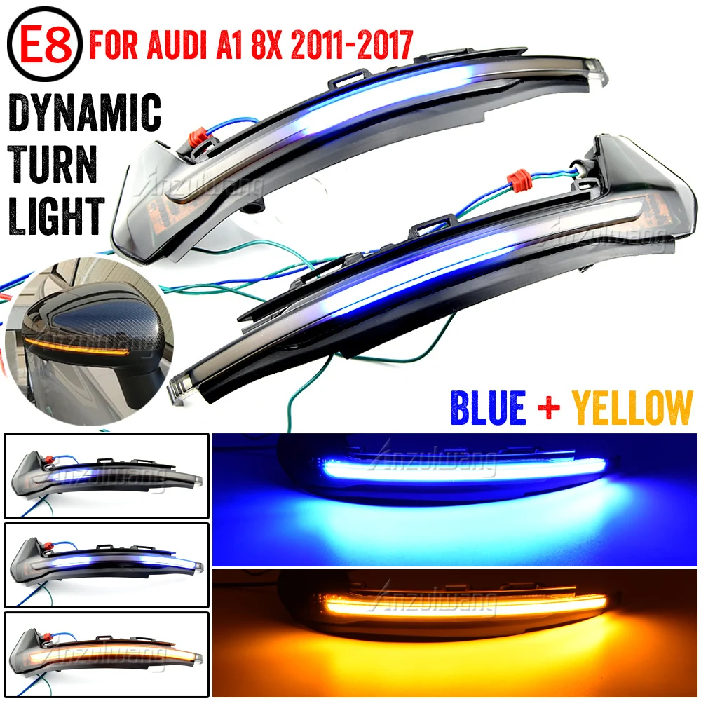 2PCS-LED-Dynamic-Turn-Signal-Light-For-Audi-A1-8x-2011-2018-Car-Side ...