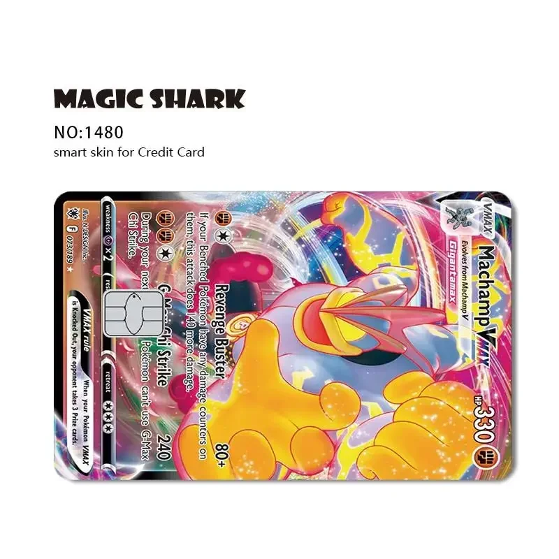 Magic Shark Pikachu Charizard PVC No Fade Sticker Film Skin Cover for ...