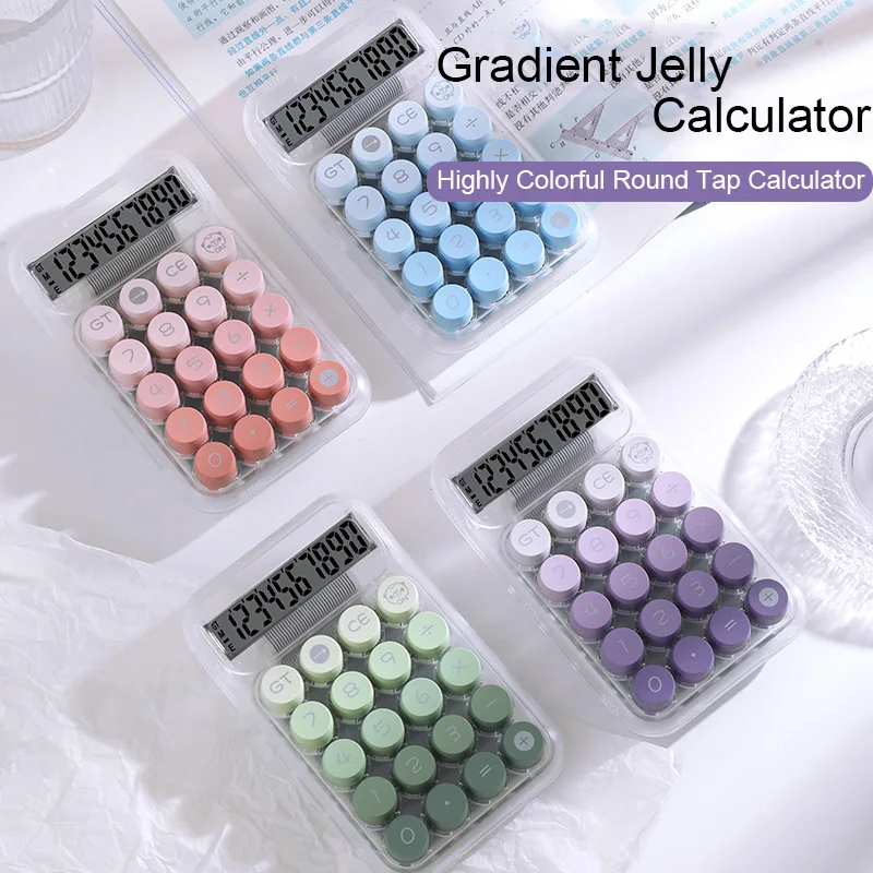 Mechanical-Pushbutton-Calculator-10-Digit-Display-Large-LCD-Display ...