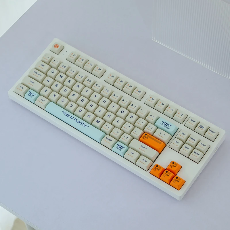 134 Keys/set This Is Plastic Theme Keycaps Pbt Dye Subbed Key Caps Xda ...