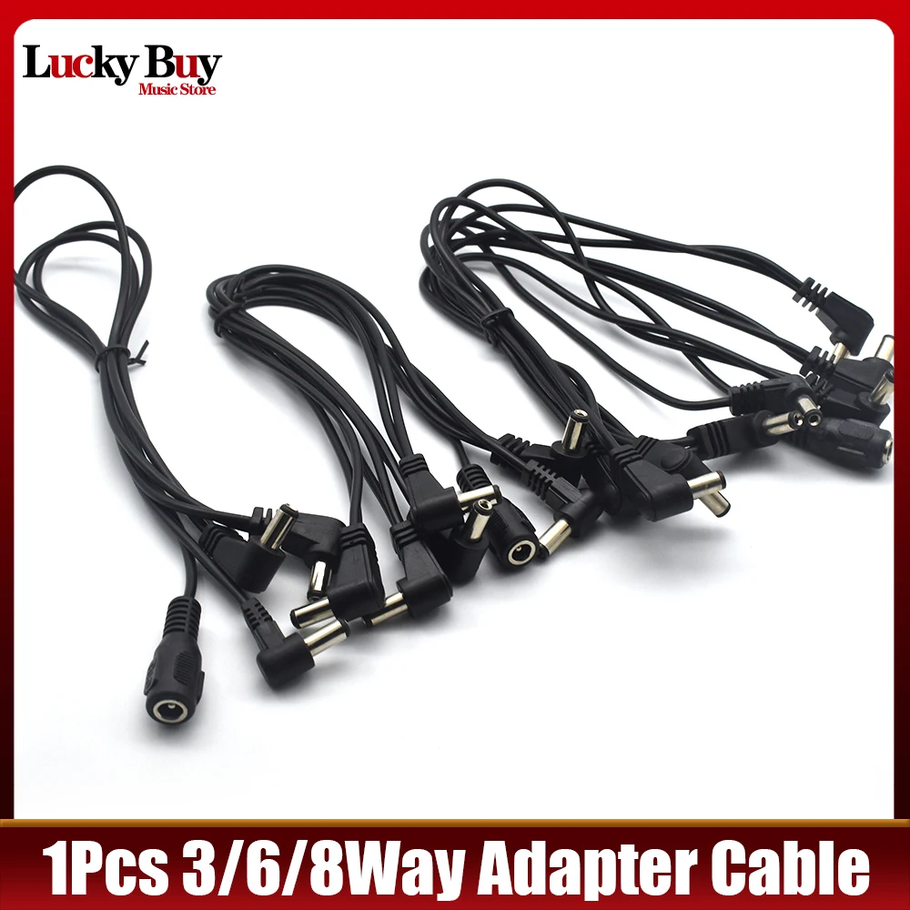 1Pcs-Guitar-Effects-Pedal-Daisy-Chain-3-6-8-Way-Power-Cord-Supply ...