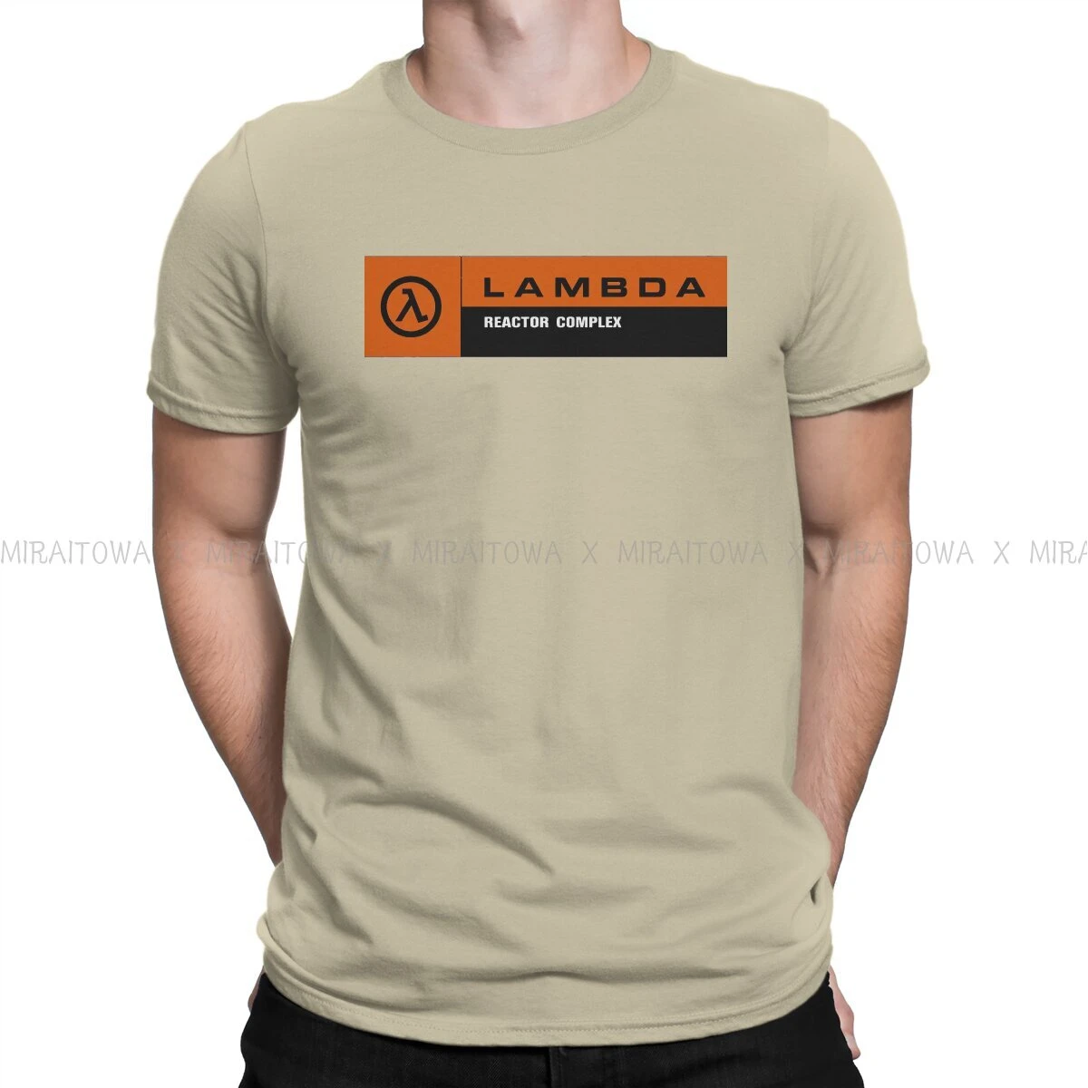 Half Life Game Lambda Complex Reactor Complex Signage Tshirt Graphic Men Tops Vintage Tees ...