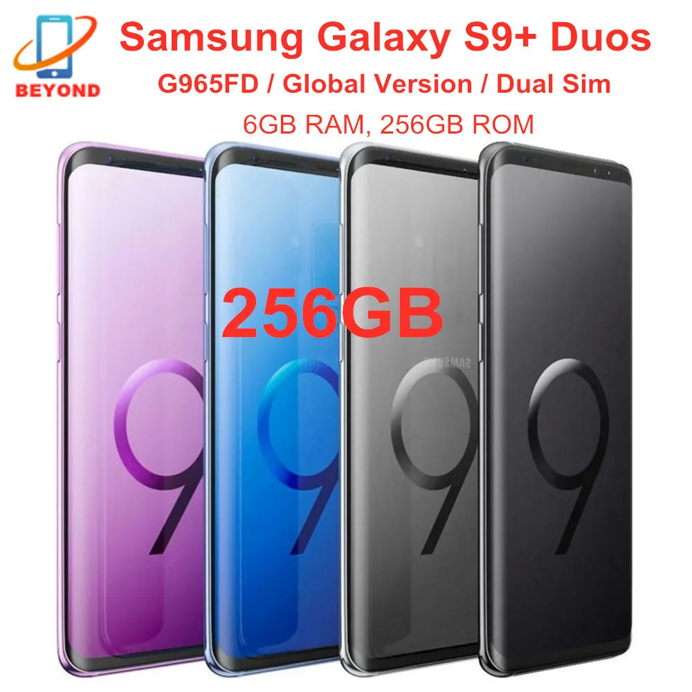 Samsung Galaxy S9+ S9 Plus Duos G965FD Dual Sim 256G ROM 6G RAM Global ...