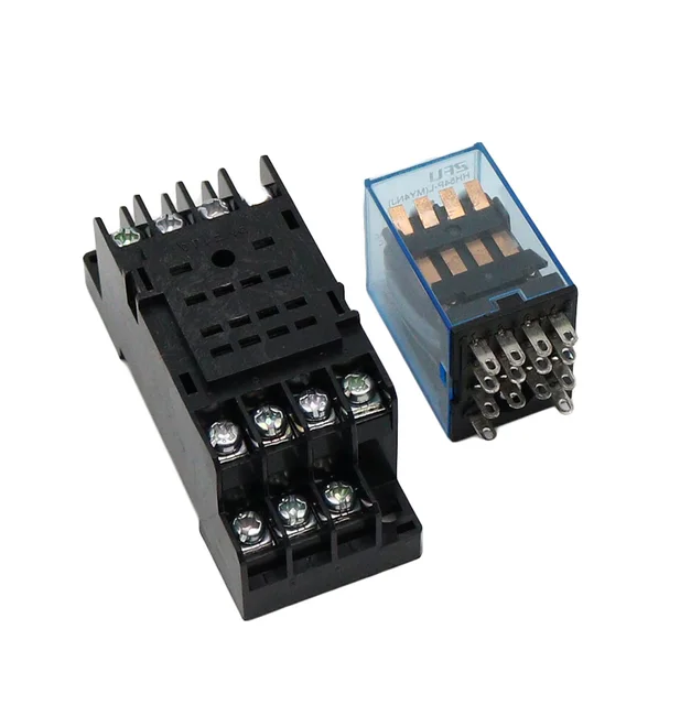 8 Terminal Power Relay 2PCS JQX-13F Electromagnetic Power Relays - AC ...