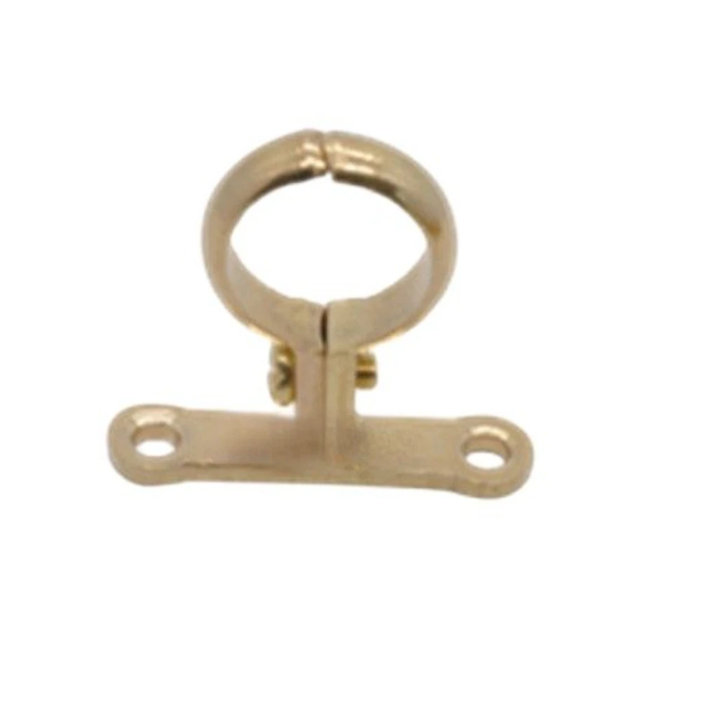 Fit 15 22 28 35 42 54mm Od Tube Brass Polishing Pipe Clamp Bracket Clip ...