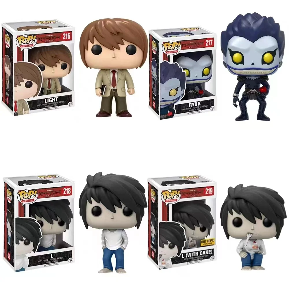 Funko-POP-Animation-Death-Note-RYUK-217-218-L-with-Cake-219-PVC-Action ...