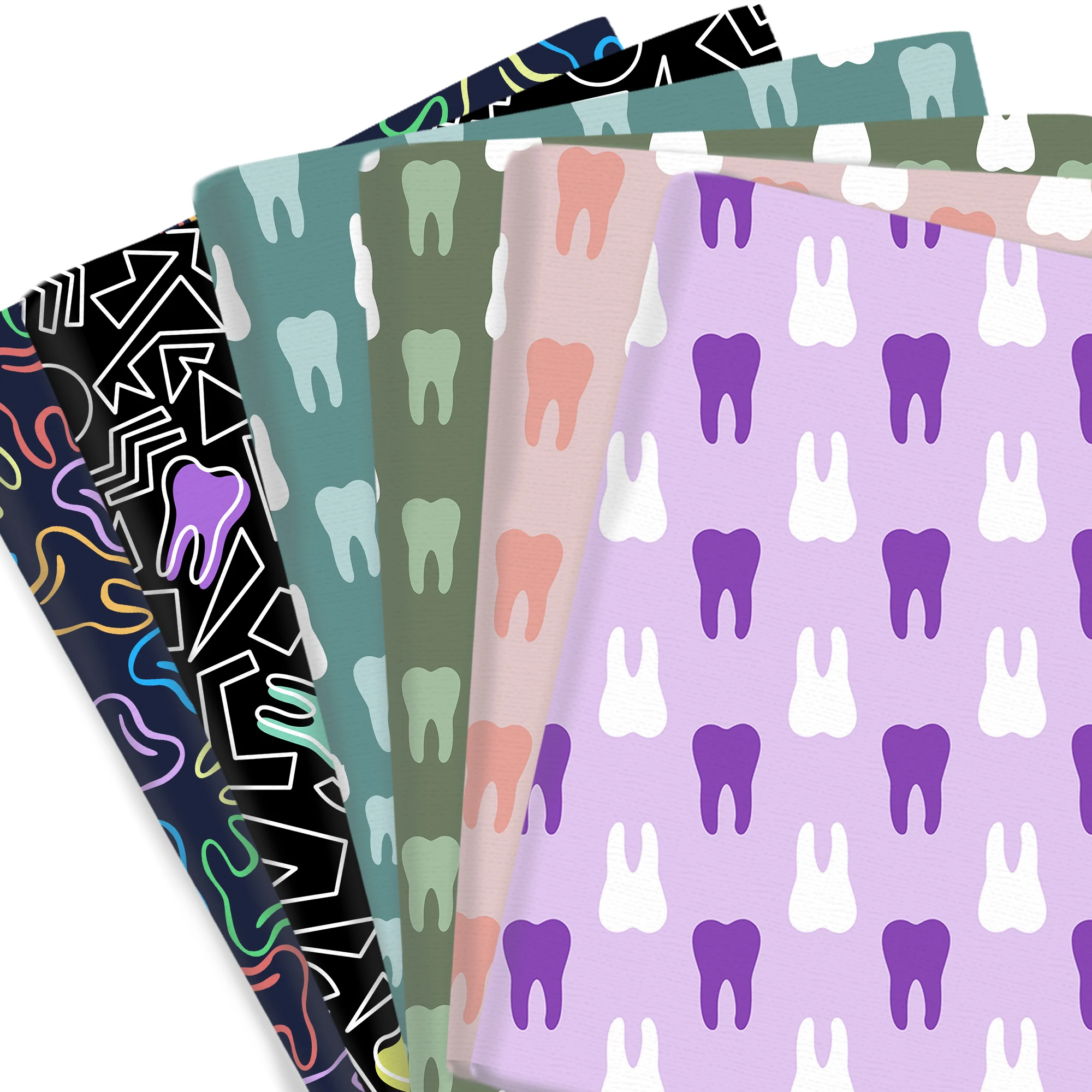 50*145cm Tooth Nurses Health Polyester Cotton Material Patchwork Sewing ...