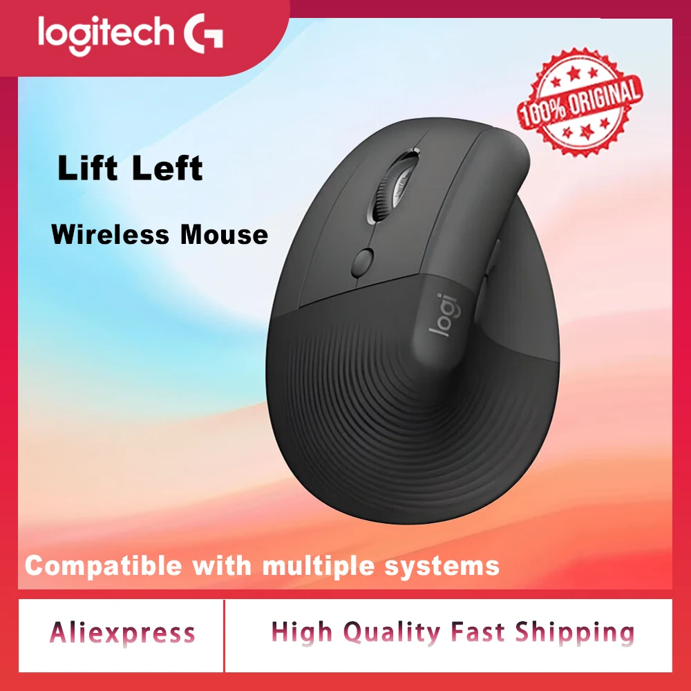 Original Logitech Lift Left Vertical Ergonomic Mouse, Left-Handed ...