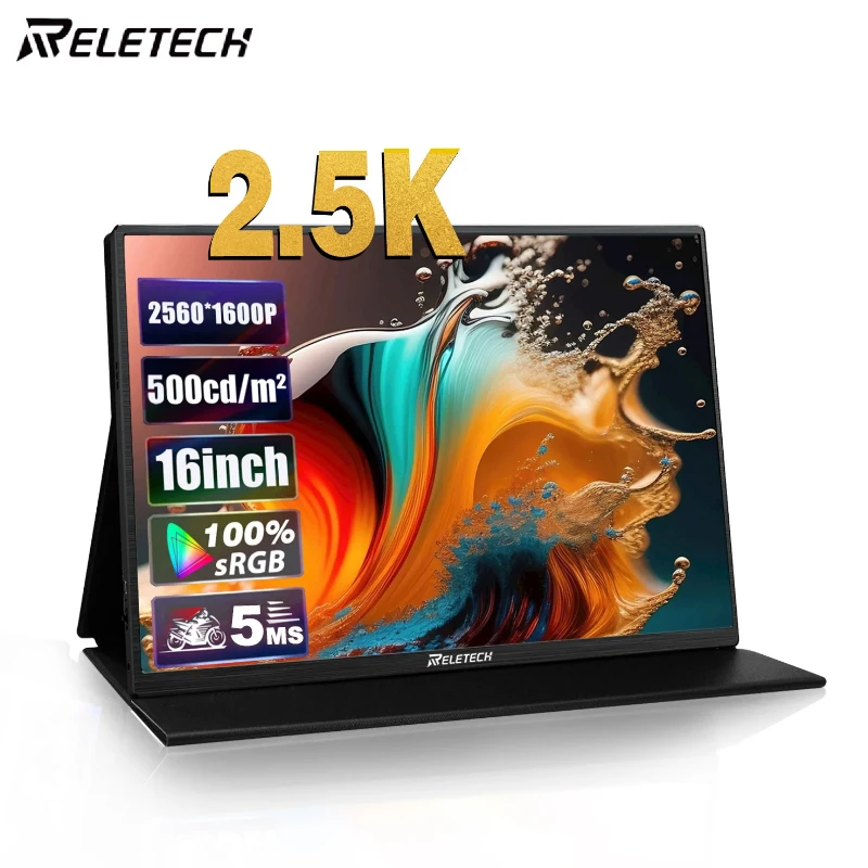 Reletech-16inch-Portable-Monitor-1600P-100-SRGB-2-5K-Gaming-Computer ...