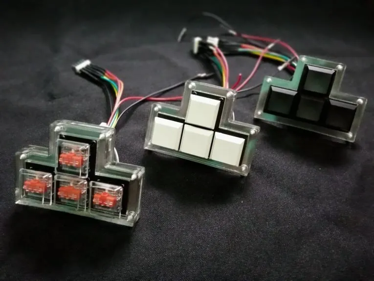 5 Pin MixBOX WASD คีย์สำหรับ Arcade Stick เปลี่ยนแปลงสไตล์ญี่ปุ่นแบบ ...