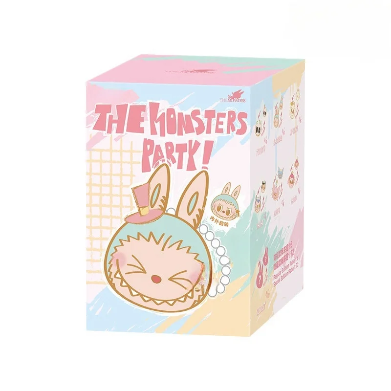 Nueva y auténtica figura de anime Labubu The Monsters Party Series ...