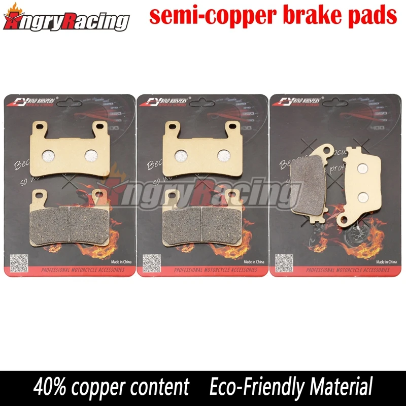 Motorcycle Front Rear Brake Pads For Kawasaki Ninja ZX-6R ZX6R ZX 6R ...
