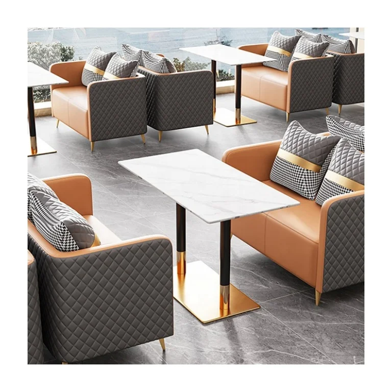 Coffee-Shop-Cafe-Restaurant-Furniture-Wood-Table-And-Chair-Set-Metal ...