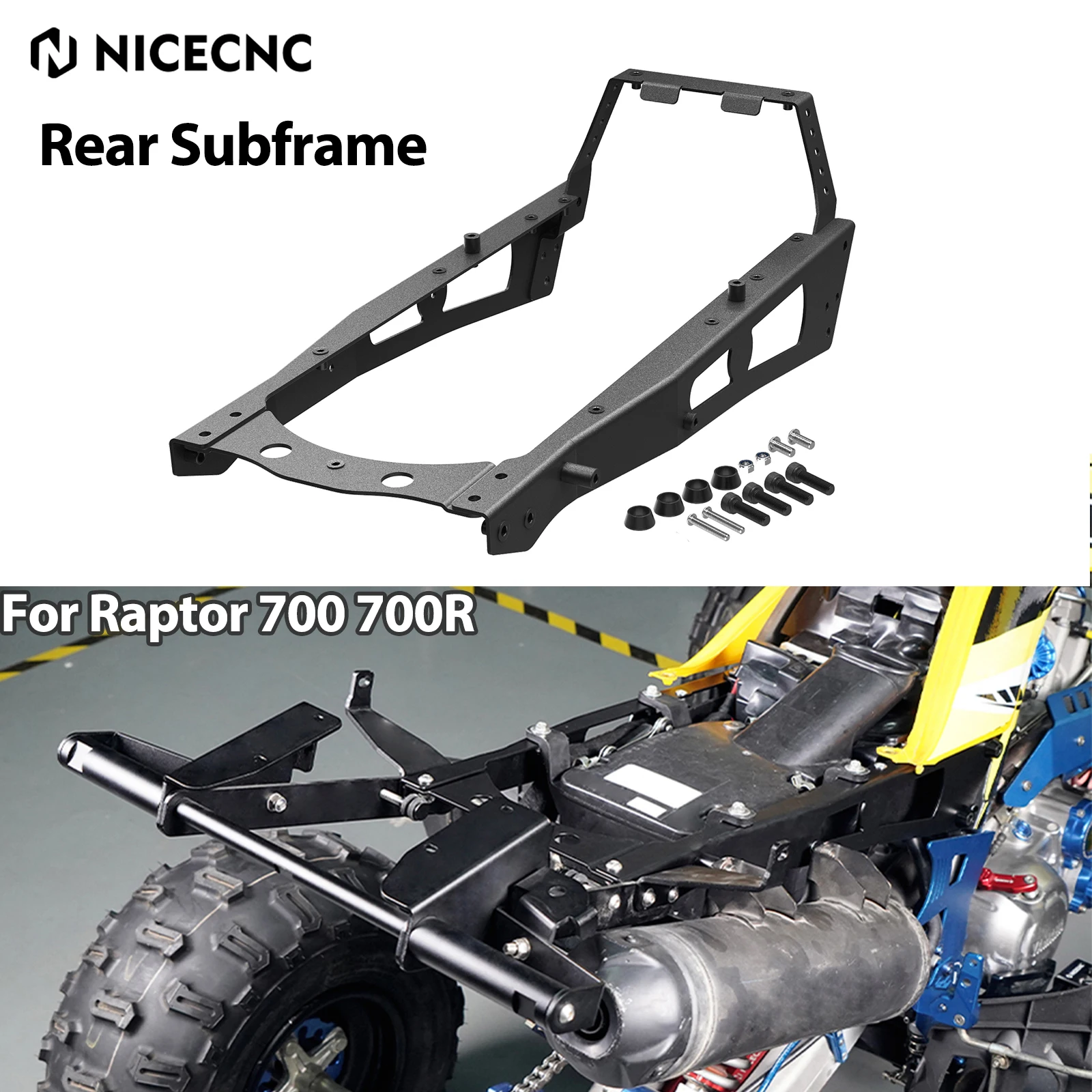 For-Raptor-700-Rear-Subframe-Sub-Frame-For-Yamaha-Raptor-700R-2009-2023 ...