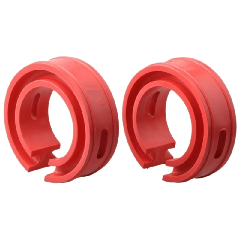 Car Red Shock Absorber Spring Bumper Power Auto Buffers Reduce ...