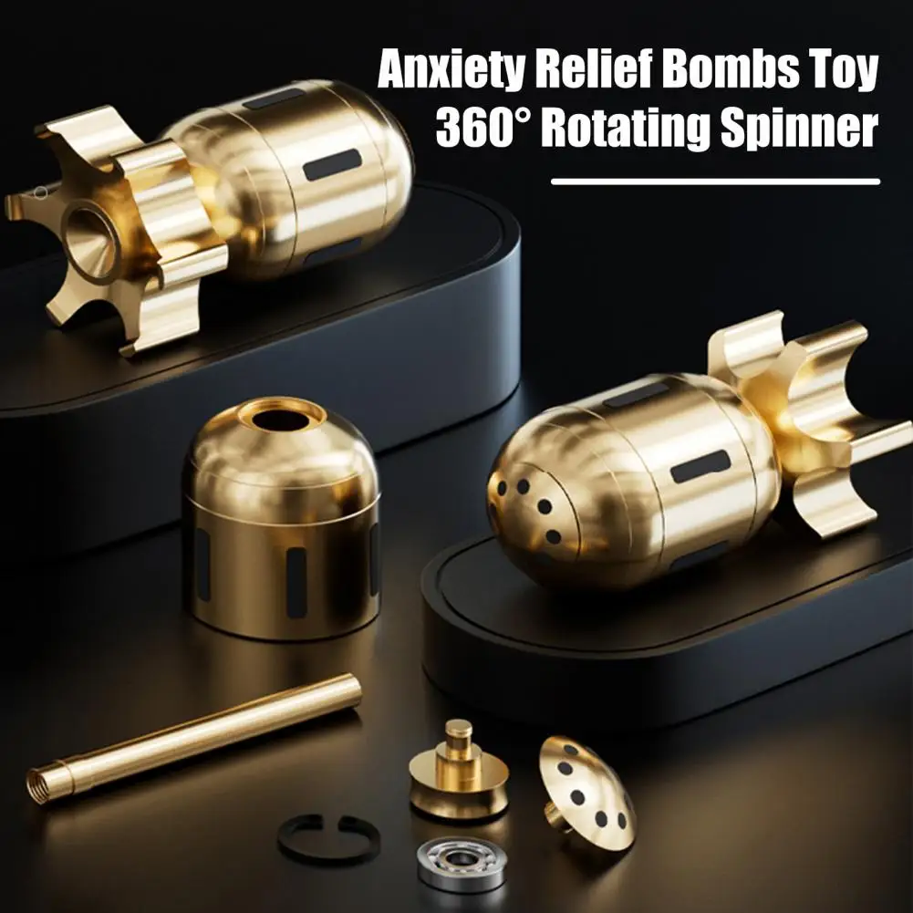 Relaxation-Spinner-Gadget-Portable-Brass-Bombs-Spinner-for-Stress ...