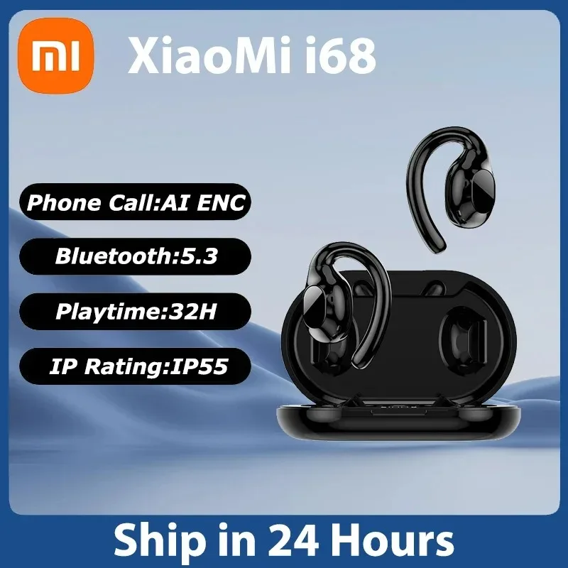 XIAOMI-Mijia-I68-Bone-Conduction-Earphones-Open-Ear-TWS-Headphones-Ear-Hooks-Sports-Headset ...