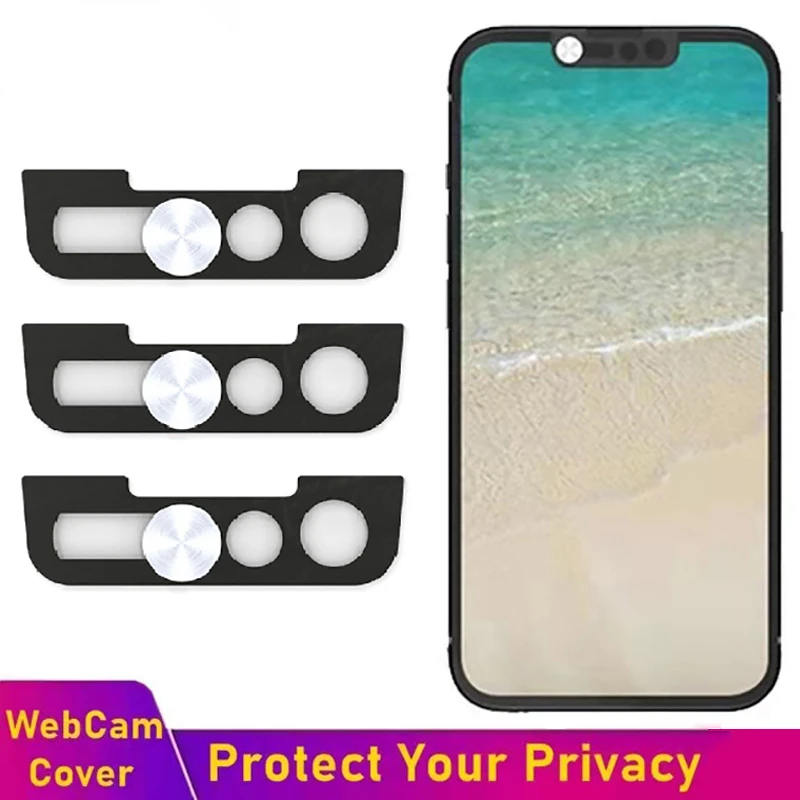 Privacy Webcam Cover Front Phone Lens Cover For Iphone 13 Pro Max Mini ...