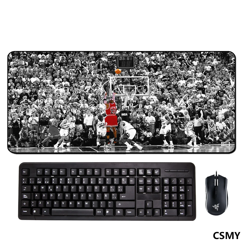 Basketball Star Mause Pad Gaming Mat Mouse Mats Gaming Setup ...