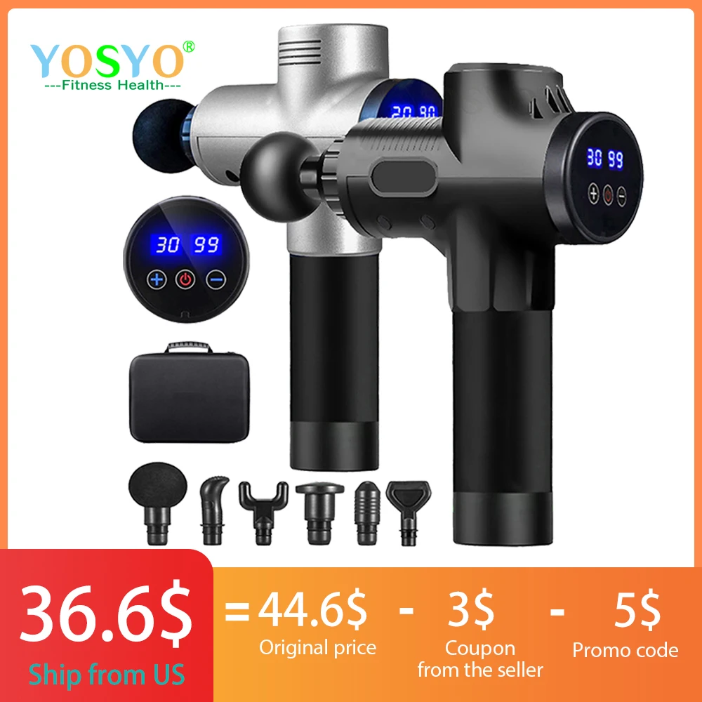 Deep Tissue Muscle Massage Gun 16.8v Brushless Body Shoulder Neck ...