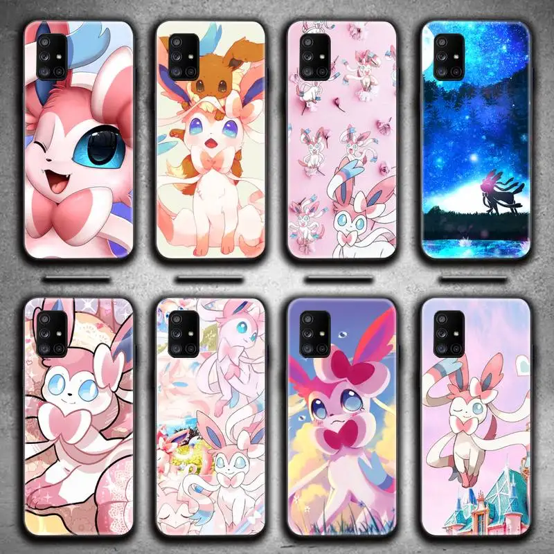 Linda funda de teléfono Pokemon Sylveon Eevee para Samsung Galaxy A52 ...