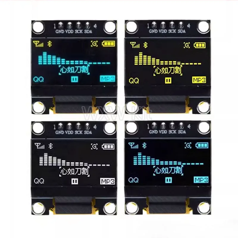 0.96 Inch OLED IIC Serial White Display Module 128X64 I2C SSD1306 12864 ...