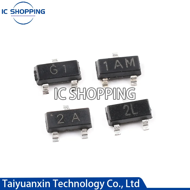 100pcs~1000pcs Smd Mmbt3904 Mmbt5551 Mmbt3906 Mmbt5401 2n5401 2n3904