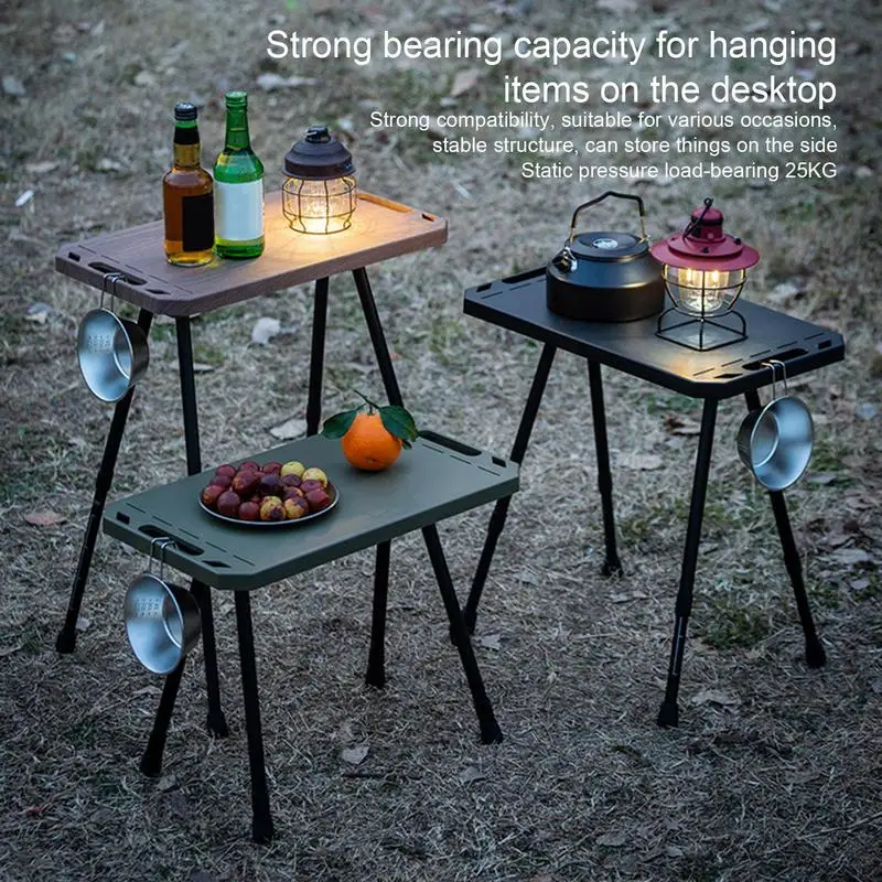 Camping-Folding-Portable-Table-Small-Square-Table-Height-adjustable ...