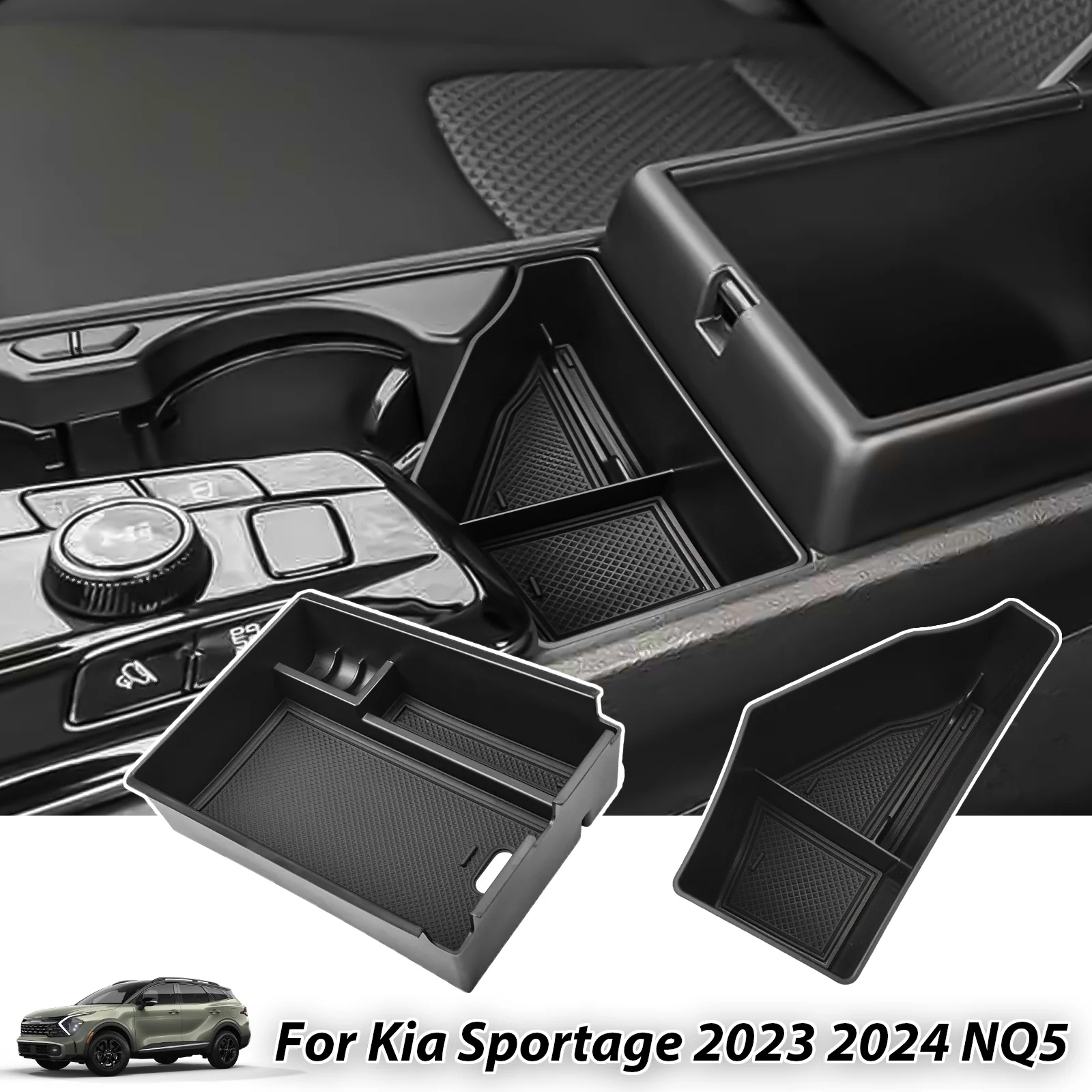 Center-Console-Organizer-for-Kia-Sportage-NQ5-2023-2024-Accessories ...