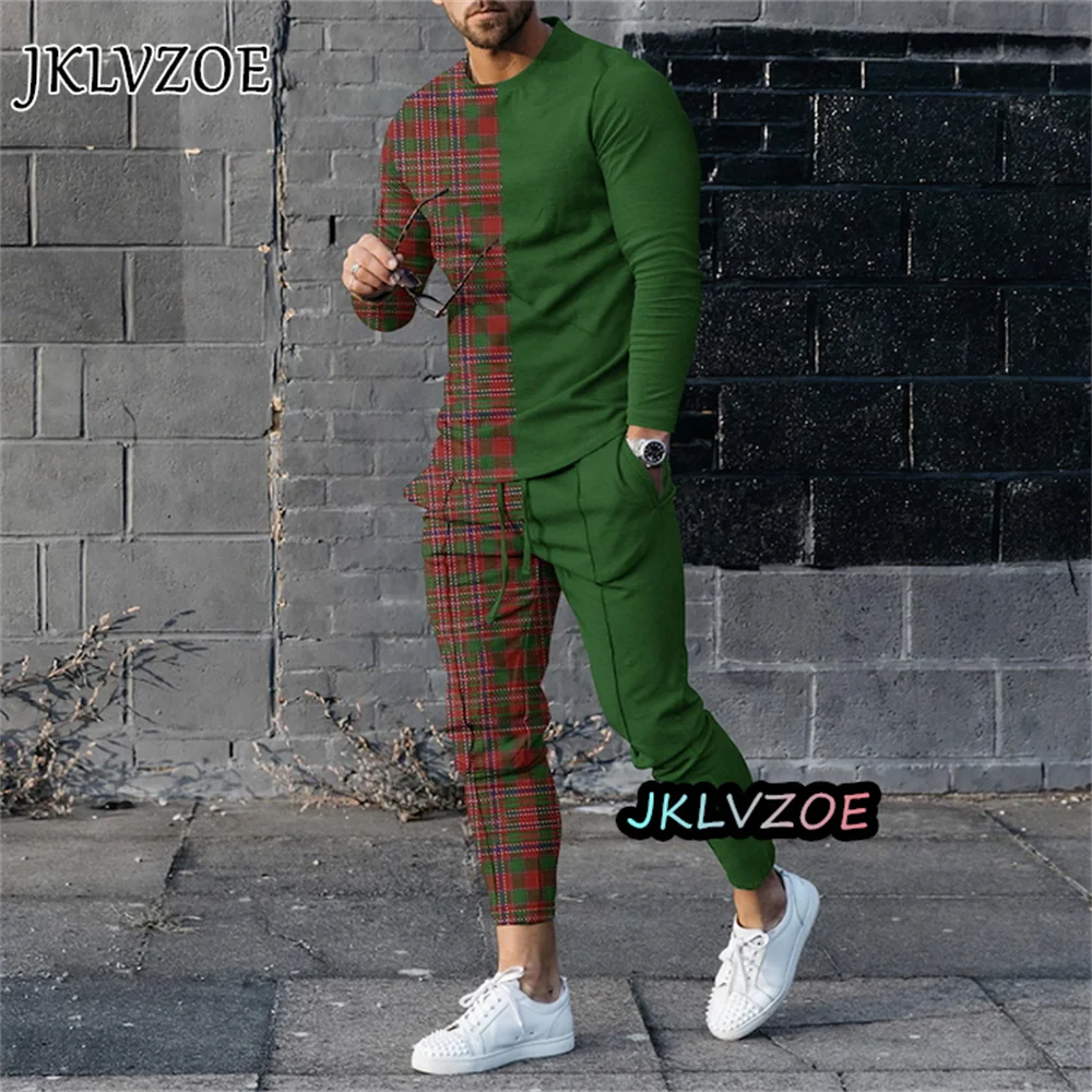 2023-Autumn-Men-Tracksuit-3D-Printed-Casual-Two-Piece-Set-Men-s ...