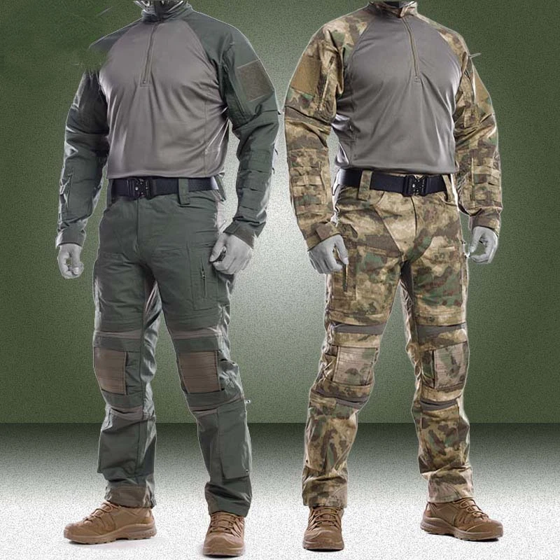 Tactical-CP-Camouflage-Suit-Frogman-Training-Hiking-Hunting-Suit ...