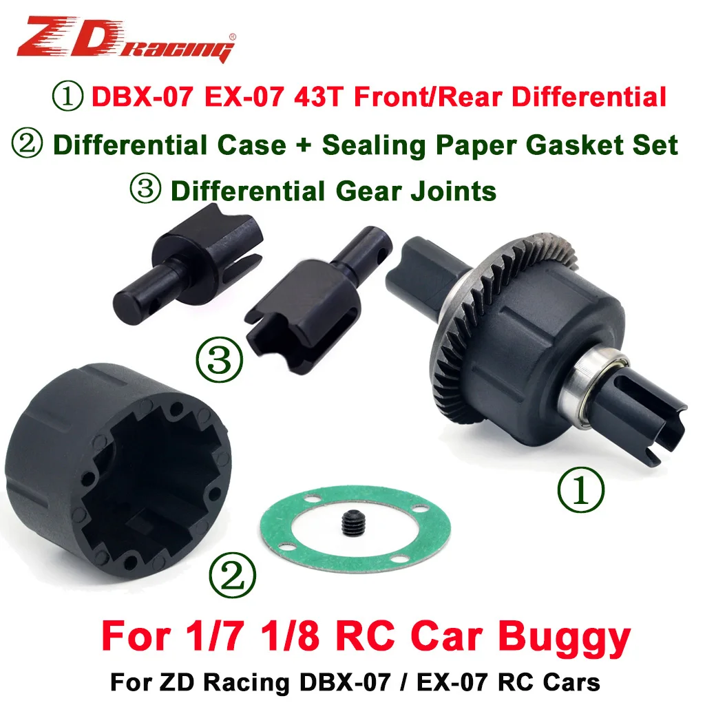 Zd-Racing-DBX-07-Ex-07-Voor-Achter-Differentieel-Geval-Afdichting ...