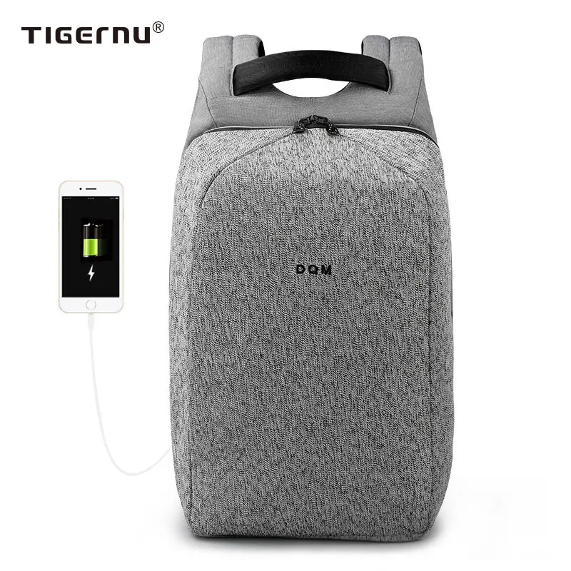 Tigernu Cut Resistant Series USB Charging Anti Theft Backpack For 15.6 ...