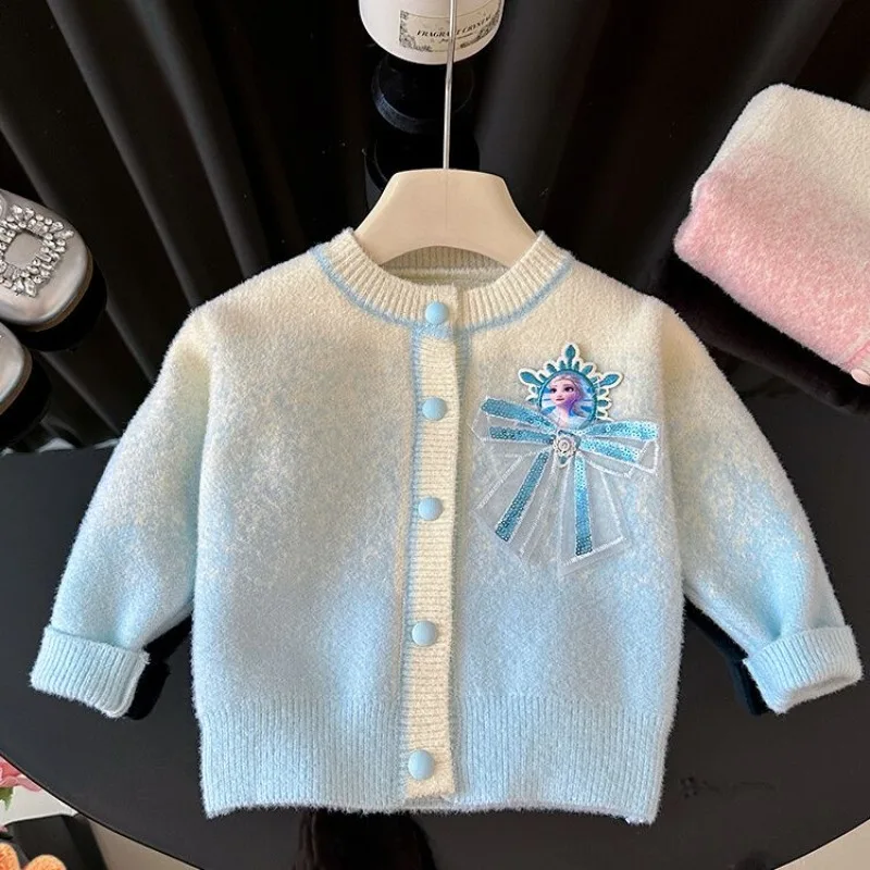 Hasbro Elsa Creative Cute Anime Movie Character Children's Sweater ...
