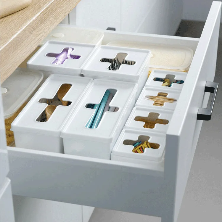 New-Desk-Drawer-Organizers-Plastic-Bag-Small-Object-Storage-Box-Desktop ...