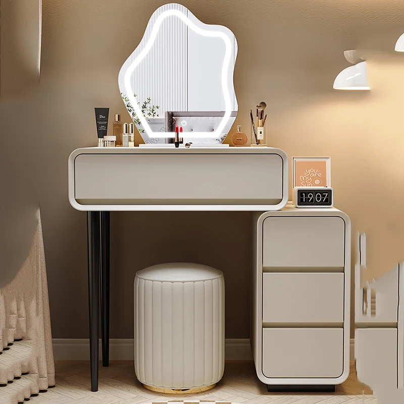 Solid-Wood-Bedroom-Dressing-Table-Minimalist-Modern-Drawer-Girls ...