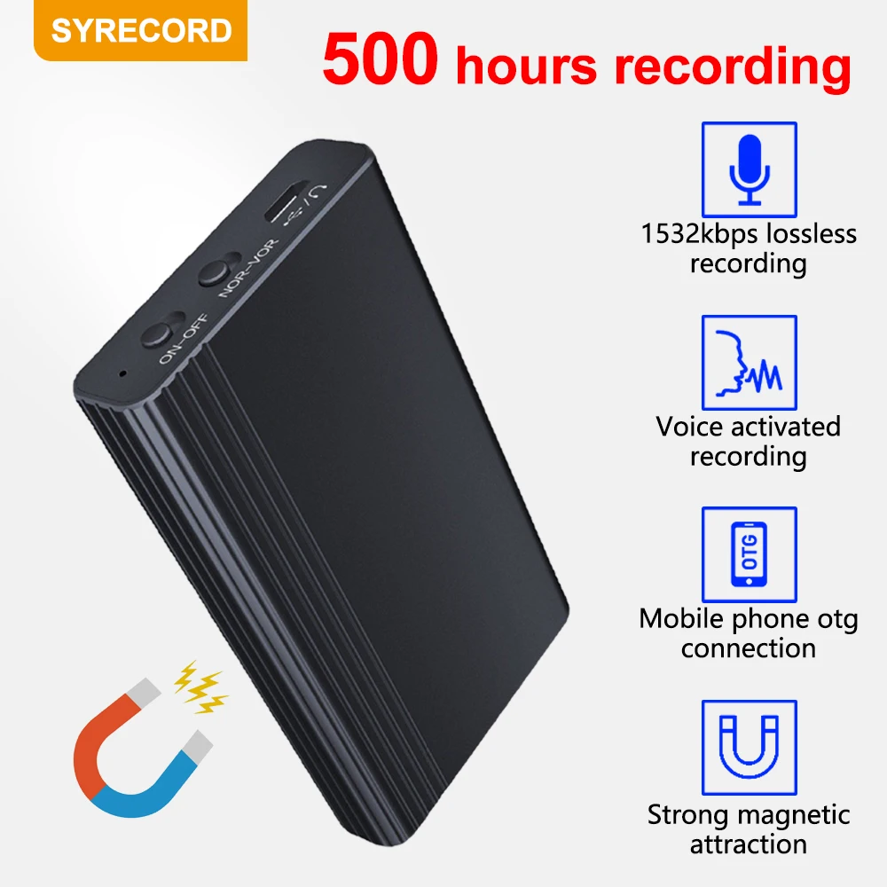 Mini-voice-activated-recorder-500hours-digital-recording-device ...