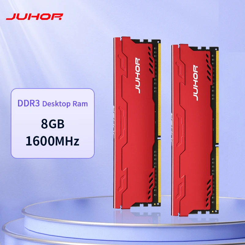 JUHOR-Memoria Ram DDR3 para escritorio, 8GB, 1600MHz, DIMM, con ...