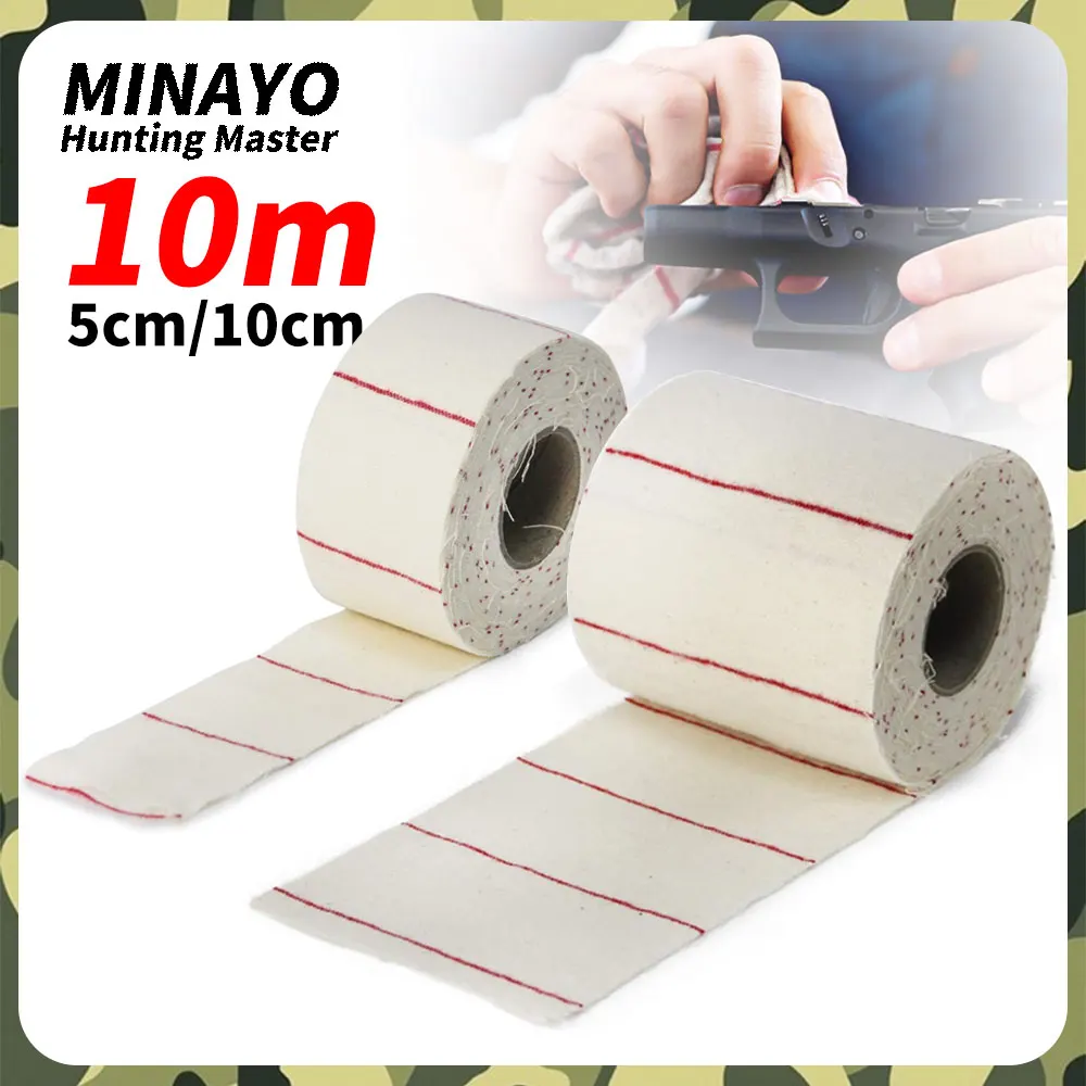 10m-Roll-Tactical-Gun-Cleaning-Patches-Barrel-Cotton-Cleaner-Rifle ...