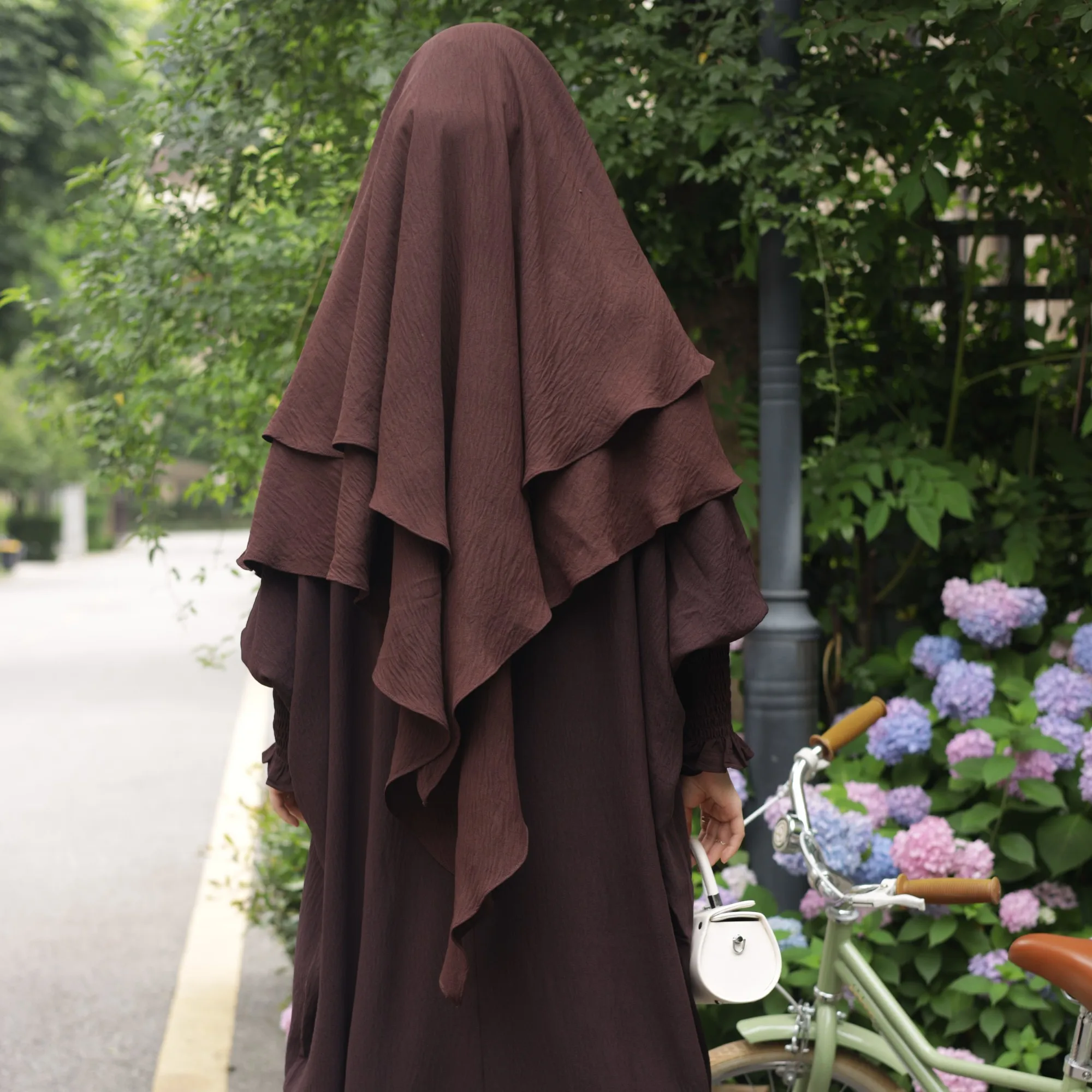 Tiens-imar-charpe-Hijab-Islamique-Deux-Couches-pour-Femme-Voile ...
