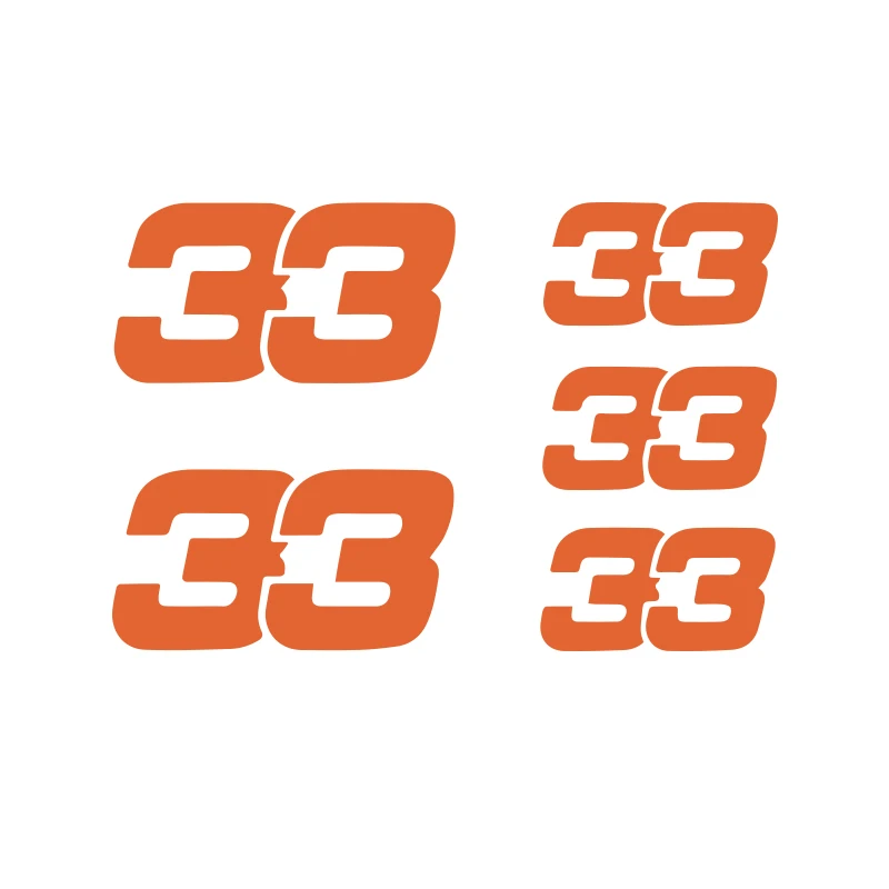 For-Max-Verstappen-Number-33-Racing-Car-Sticker-Decal-Formula-Car-Vinyl ...