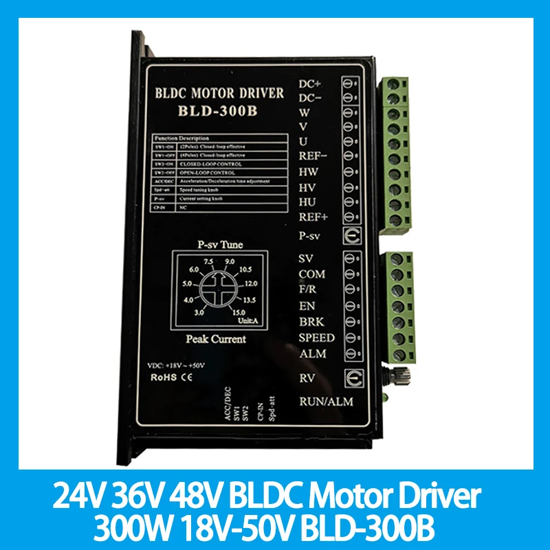 24V-36V-48V-BLDC-Motor-Driver-300W-18V-50V-DC-Brushless-DC-Motor-Driver ...
