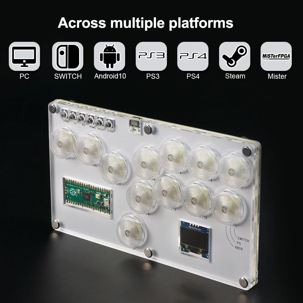 Fightingbox-Slimbox-Hitbox-Arcade-Stick-Joystick-For-PC-Hot-SWAP-Mini ...