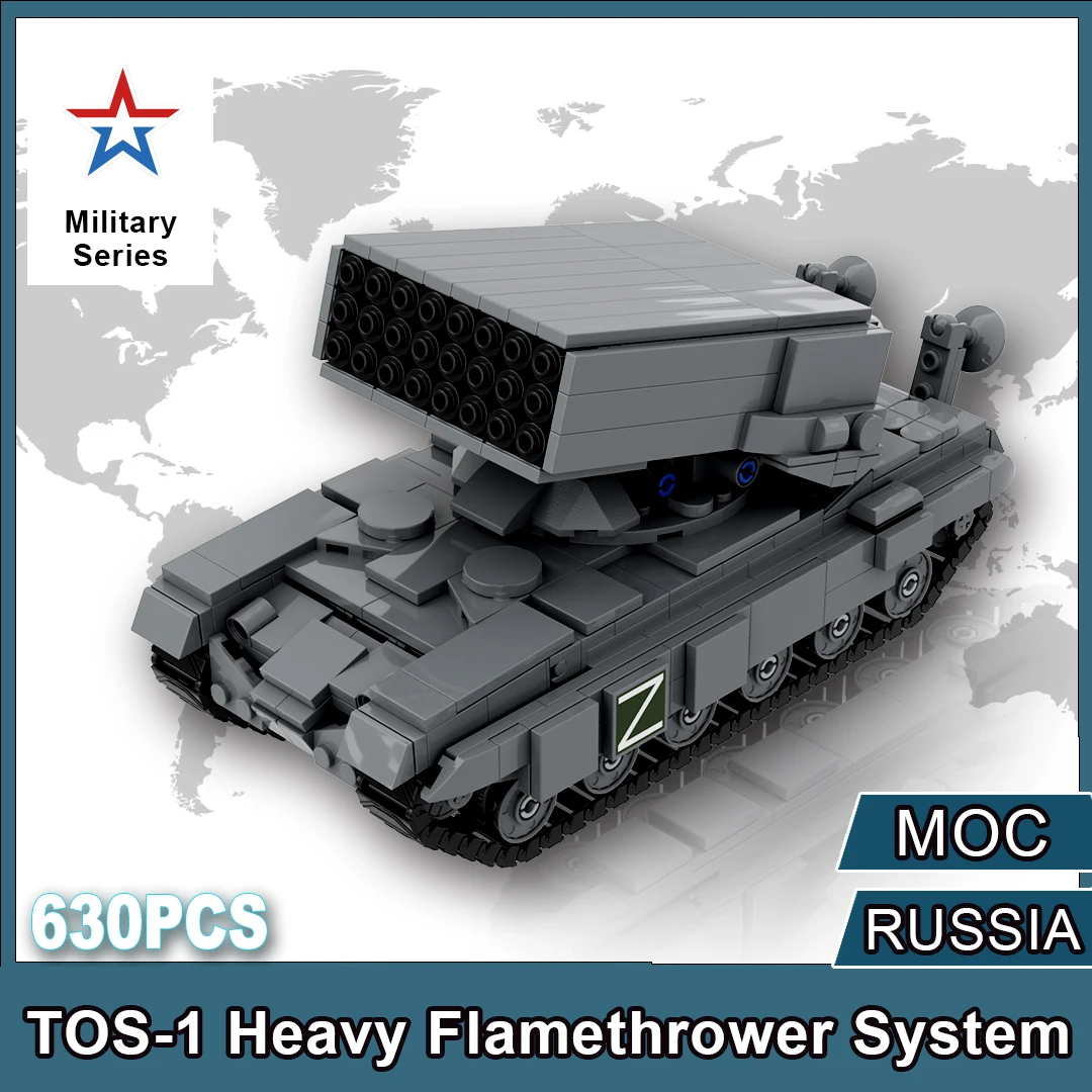 TOS-1-Heavy-Flamethrower-System-MOC-Bricks-Russian-Military-Model ...