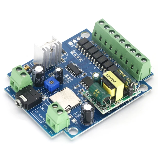 Dc 12V Mp3 Voice Playback Module Broadcast Prompter Trigger Multi Mode ...